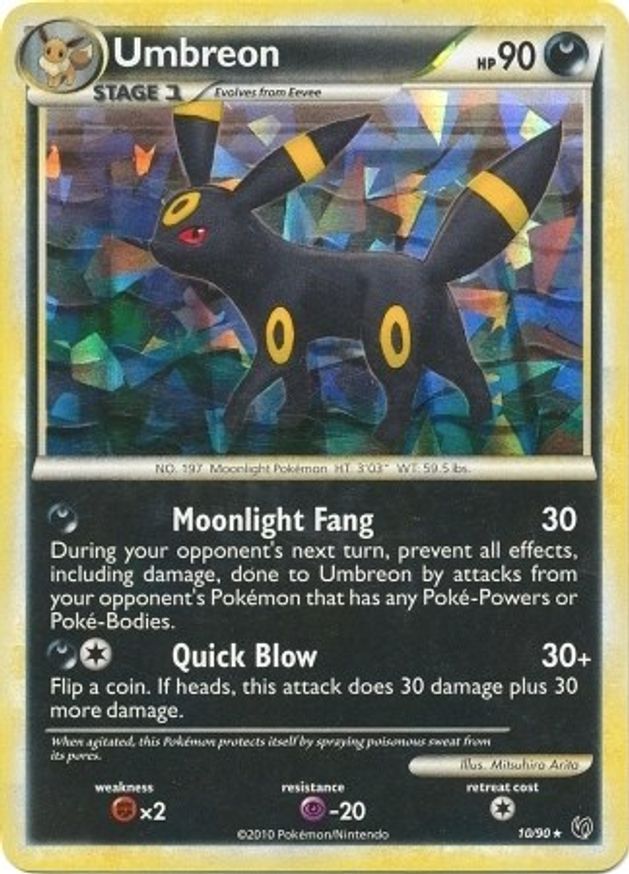 Umbreon - 10/90 (Cracked Ice Holo) - Deck Exclusives - Pokemon