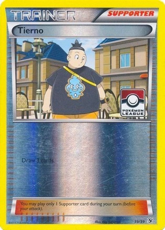 Tierno - 39/39 (Pokemon League) - League & Championship Cards - Pokemon