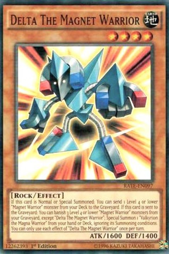 Delta The Magnet Warrior - Raging Tempest - YuGiOh