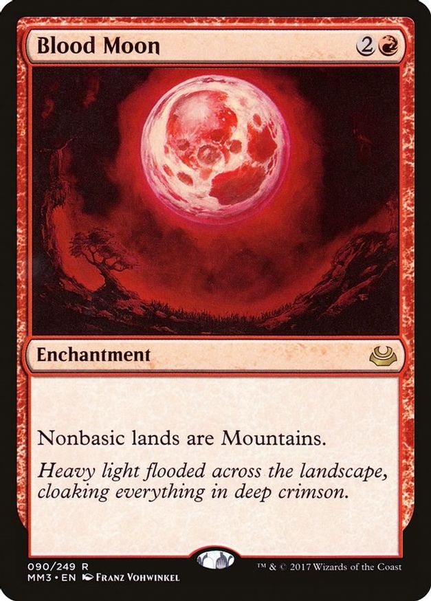 Blood Moon - Modern Masters 2017 - Magic: The Gathering