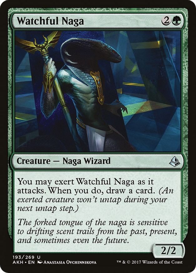 Watchful Naga - Amonkhet - Magic: The Gathering