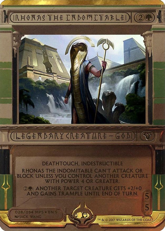 Rhonas the Indomitable - Masterpiece Series: Amonkhet Invocations ...