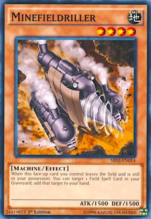 Minefieldriller - Structure Deck: Machine Reactor - YuGiOh