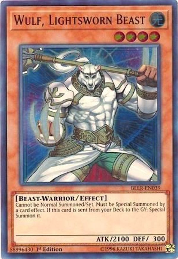 Wulf, Lightsworn Beast - Battles of Legend: Light's Revenge - YuGiOh