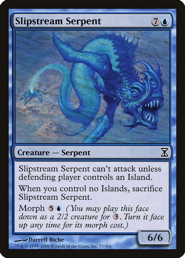 Slipstream Serpent - Time Spiral - Magic: The Gathering