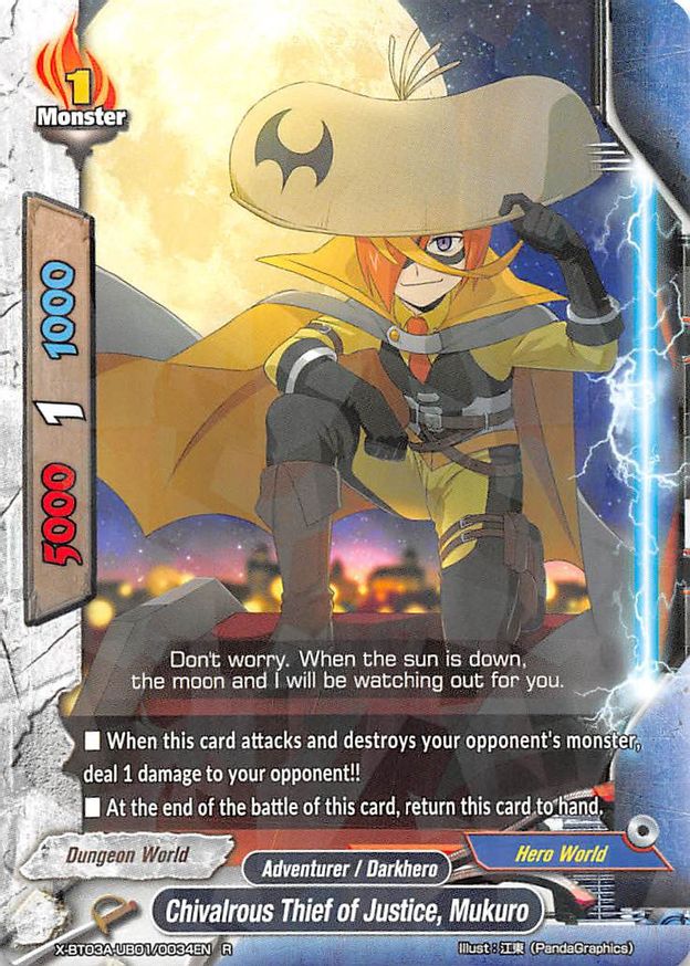 Chivalrous Thief of Justice, Mukuro - LVL Up! Heroes & Adventurers ...