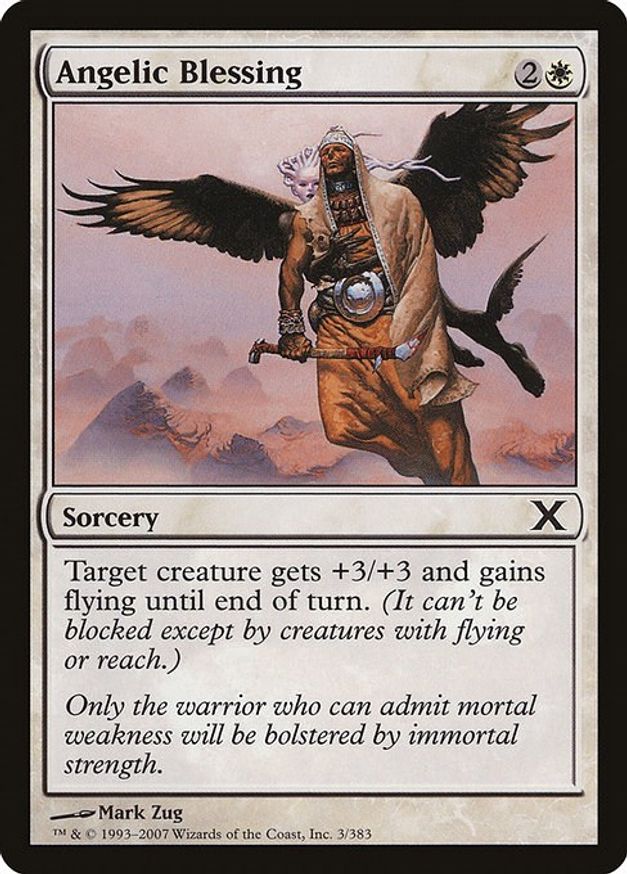 Angelic Blessing - 10th Edition - Magic: The Gathering