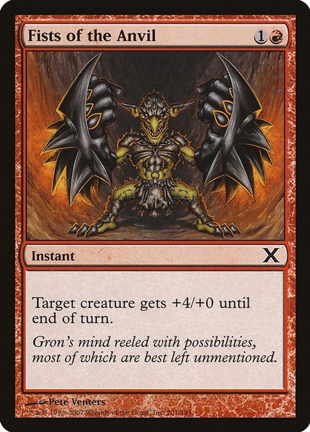 Fists of the Anvil - 10th Edition - Magic: The Gathering