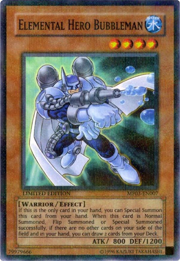 Elemental HERO Bubbleman - Mattel Action Figure Promos: Series 3 - YuGiOh