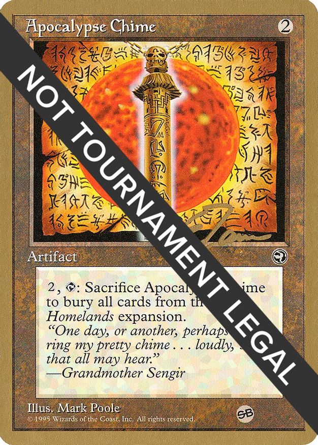 Apocalypse Chime - 1996 Eric Tam (HML) (SB) - World Championship Decks ...