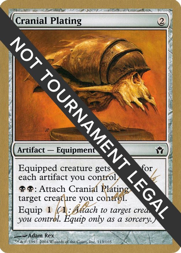 Cranial Plating - 2004 Aeo Paquette (MRD) - World Championship Decks ...