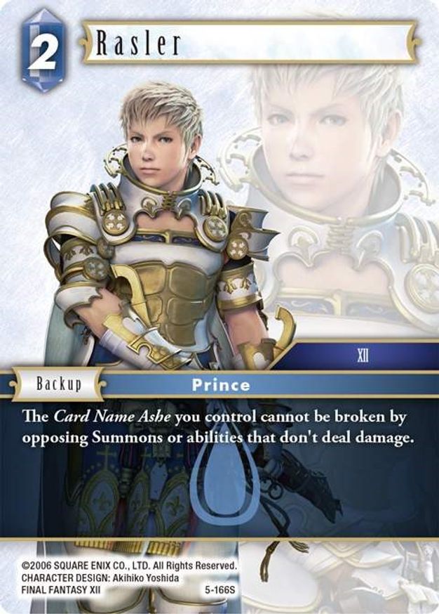 Rasler - Opus V - Final Fantasy TCG