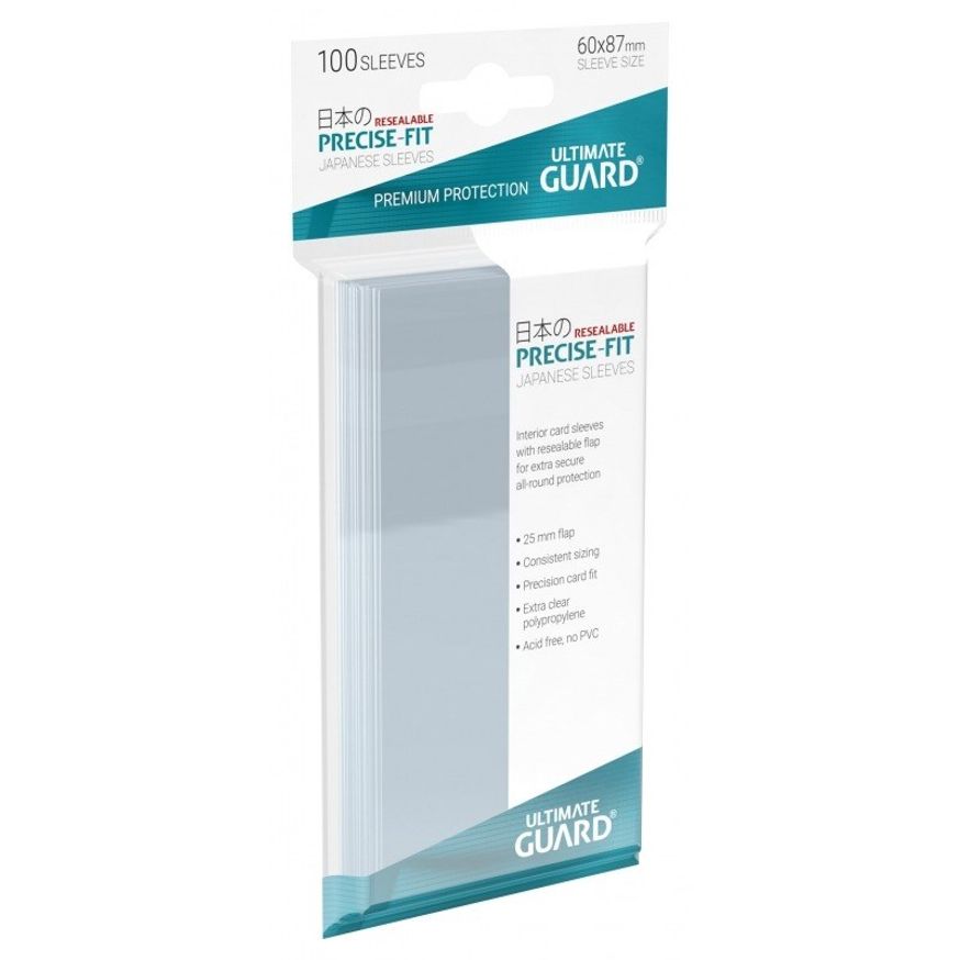 Precise-Fit Resealable Japanese Size Sleeves (100-Pack) - Ultimate ...