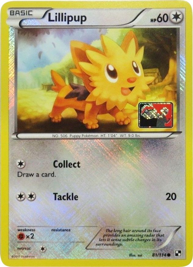 Lillipup - 81/114 (League Promo) - League & Championship Cards - Pokemon