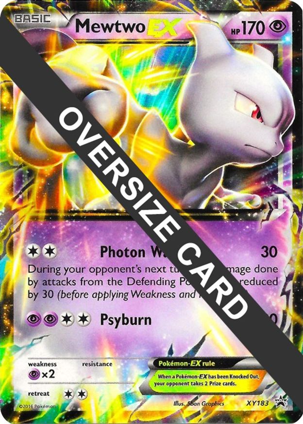 Mewtwo EX - XY183 - Jumbo Cards - Pokemon