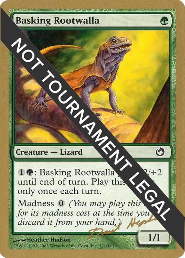 Basking Rootwalla - 2003 Dave Humpherys (TOR) - World Championship ...