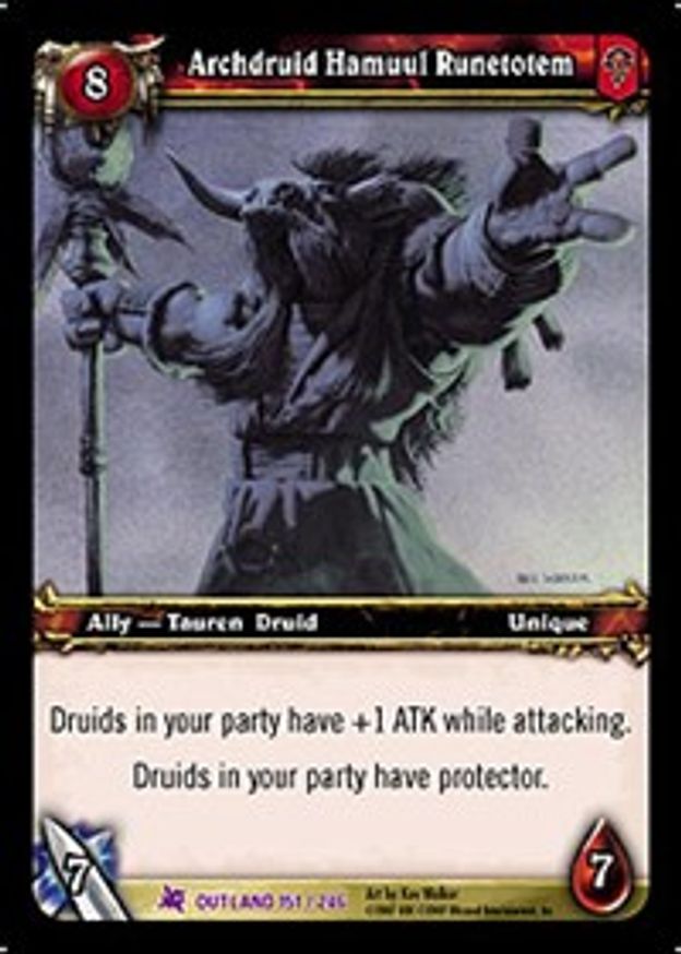 Archdruid Hamuul Runetotem - Fires of Outland - WoW