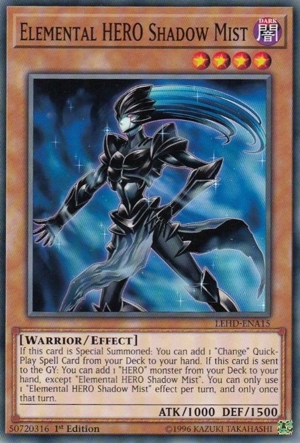 Elemental HERO Shadow Mist - Legendary Hero Decks - YuGiOh