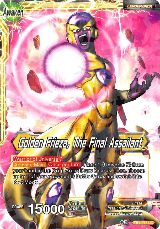Frieza // Golden Frieza, The Final Assailant (2018 Big Card Pack ...