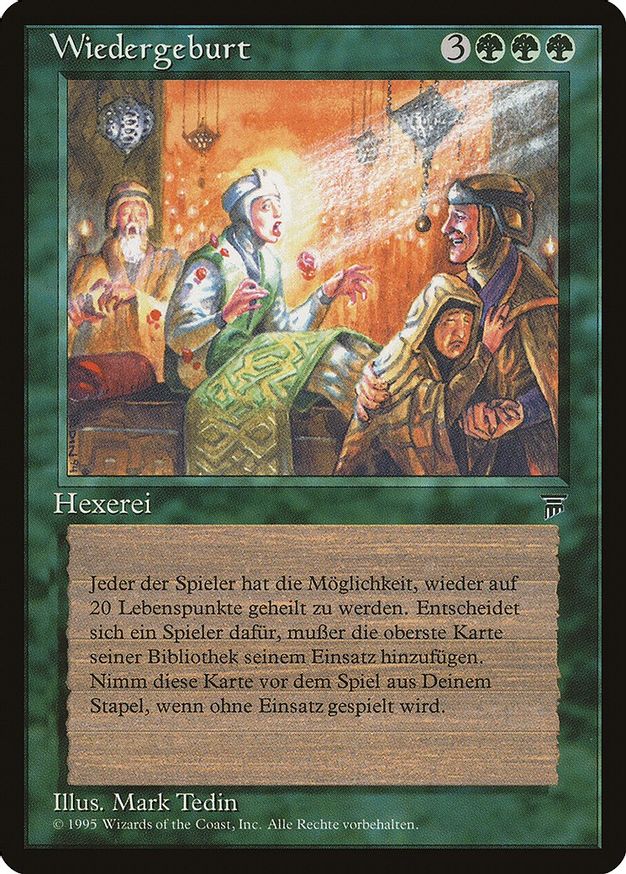 Rebirth (German) - "Wiedergeburt" - Renaissance - Magic: The Gathering