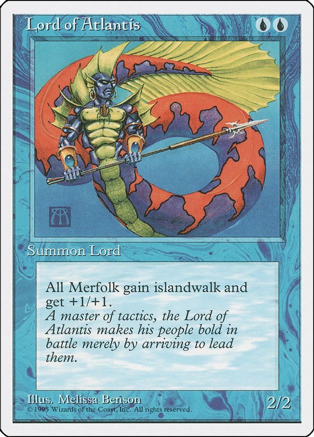 Lord of Atlantis - Fourth Edition - Magic: The Gathering