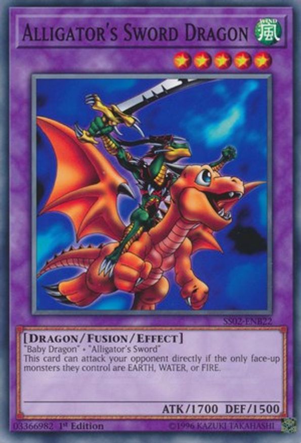 Alligator's Sword Dragon - Speed Duel Decks: Duelists of Tomorrow - YuGiOh