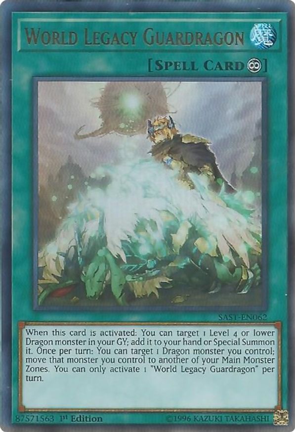World Legacy Guardragon - Savage Strike - YuGiOh