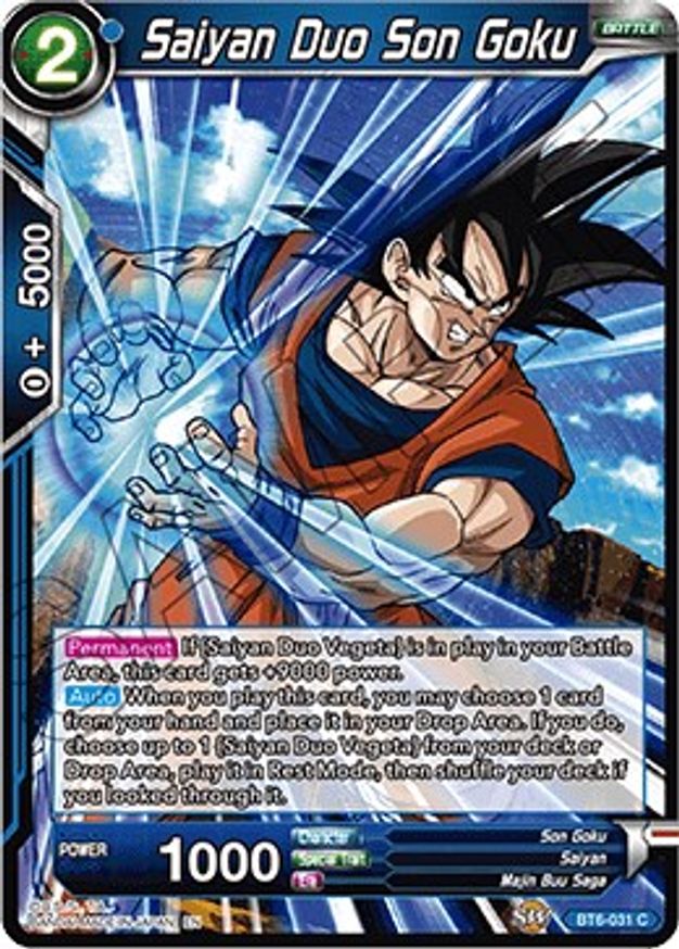 Saiyan Duo Son Goku - Destroyer Kings - Dragon Ball Super CCG