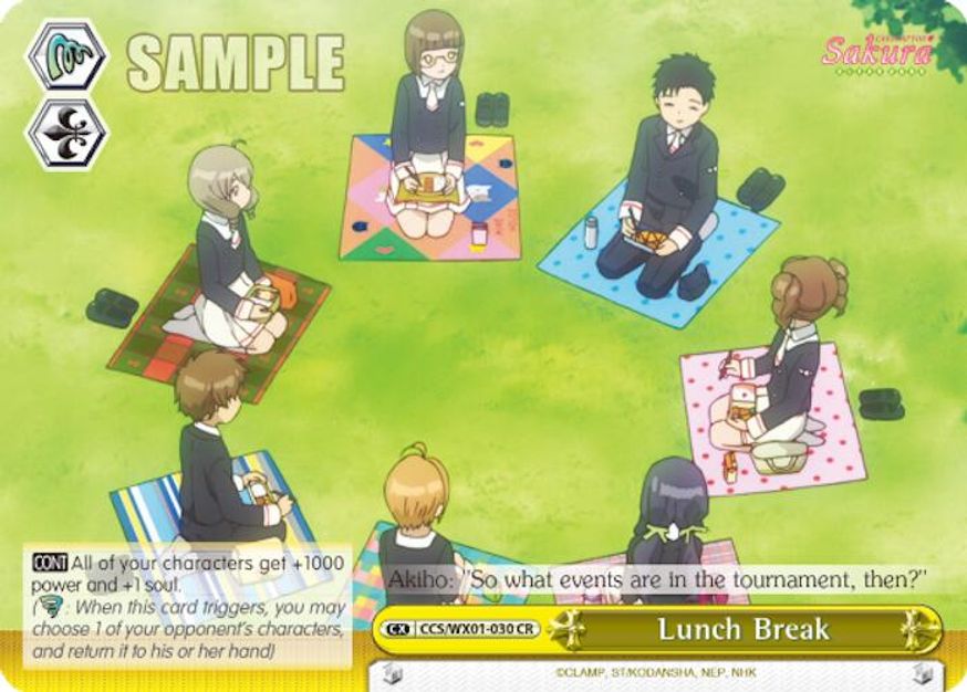 Lunch Break - Cardcaptor Sakura: Clear Card - Weiss Schwarz