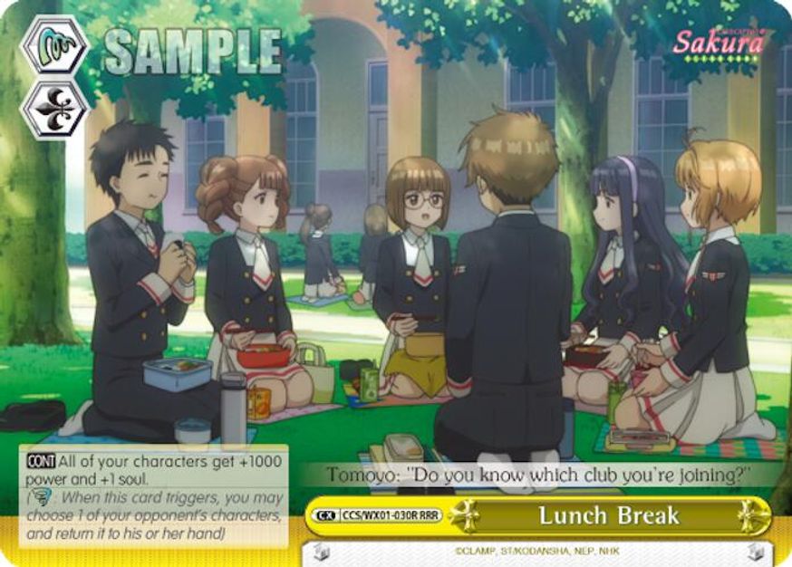 Lunch Break (RRR) - Cardcaptor Sakura: Clear Card - Weiss Schwarz