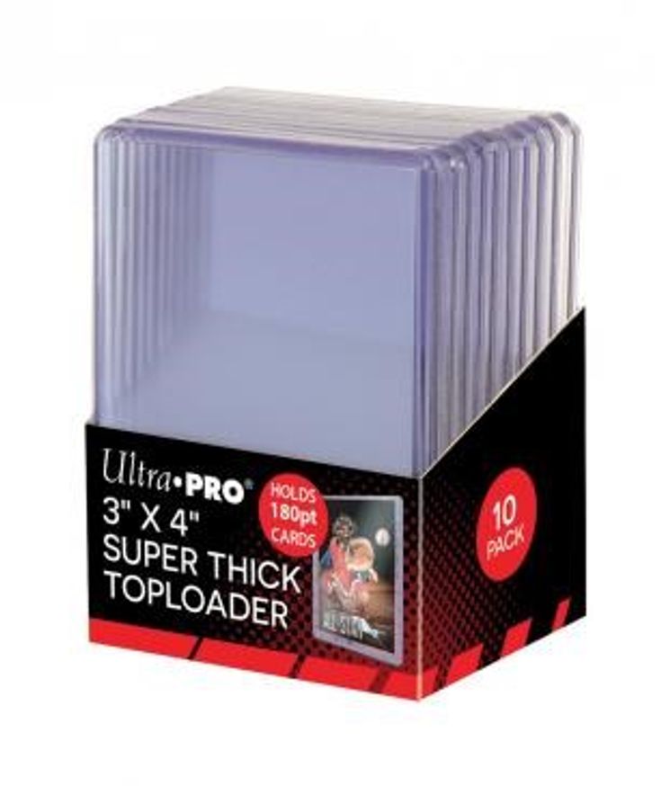 3" x 4" Super Thick 180PT Toploader (10-Count) - Ultra Pro Toploaders ...