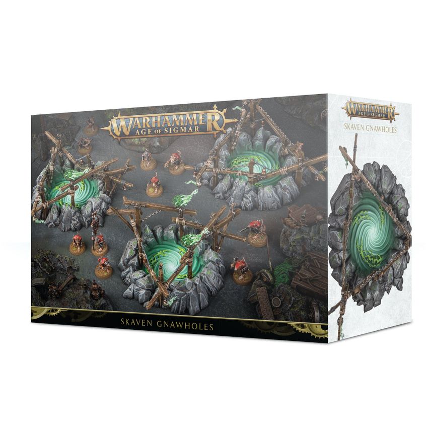Warhammer: Age of Sigmar - Skaven Gnawholes - Warhammer Plastic Box ...