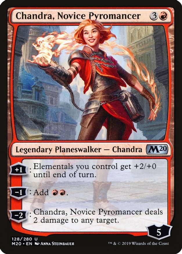 Chandra, Novice Pyromancer - Core Set 2020 - Magic: The Gathering