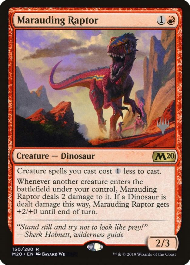 Marauding Raptor - Promo Pack: Core Set 2020 - Magic: The Gathering