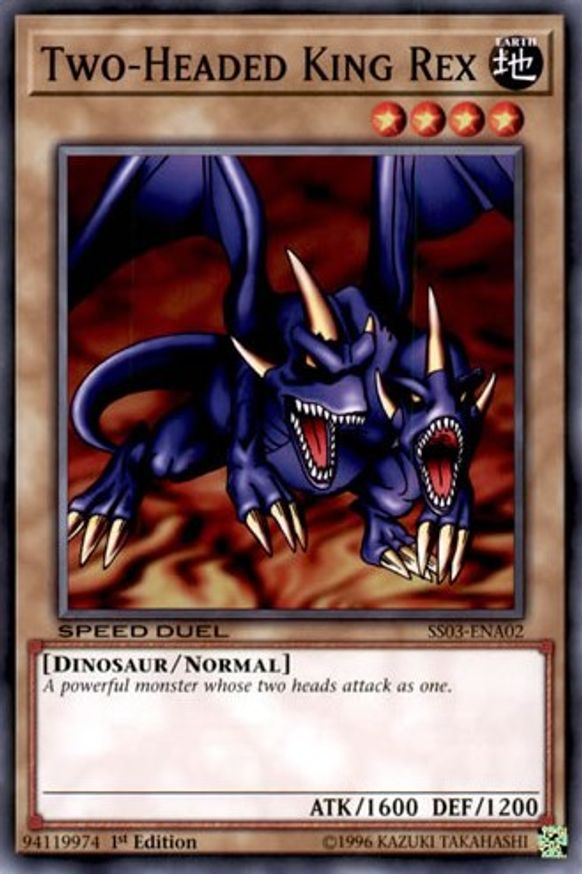 Two-Headed King Rex - Speed Duel Decks: Ultimate Predators - YuGiOh