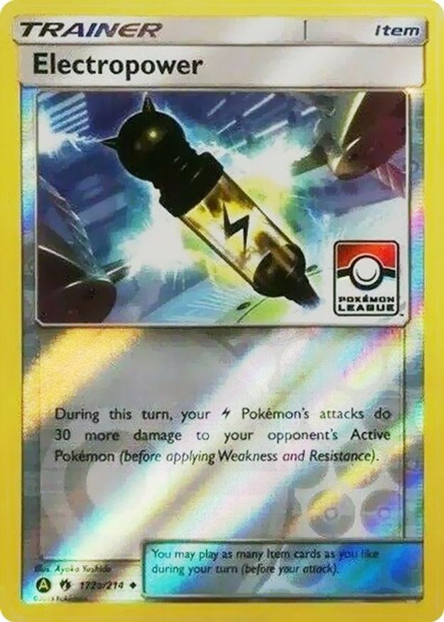 Electropower - 172a/214 (Pokemon League) - League & Championship Cards - Pokemon