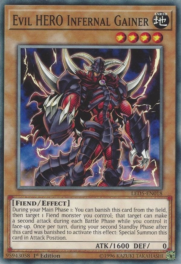 Evil HERO Infernal Gainer - Legendary Duelists: Immortal Destiny - YuGiOh
