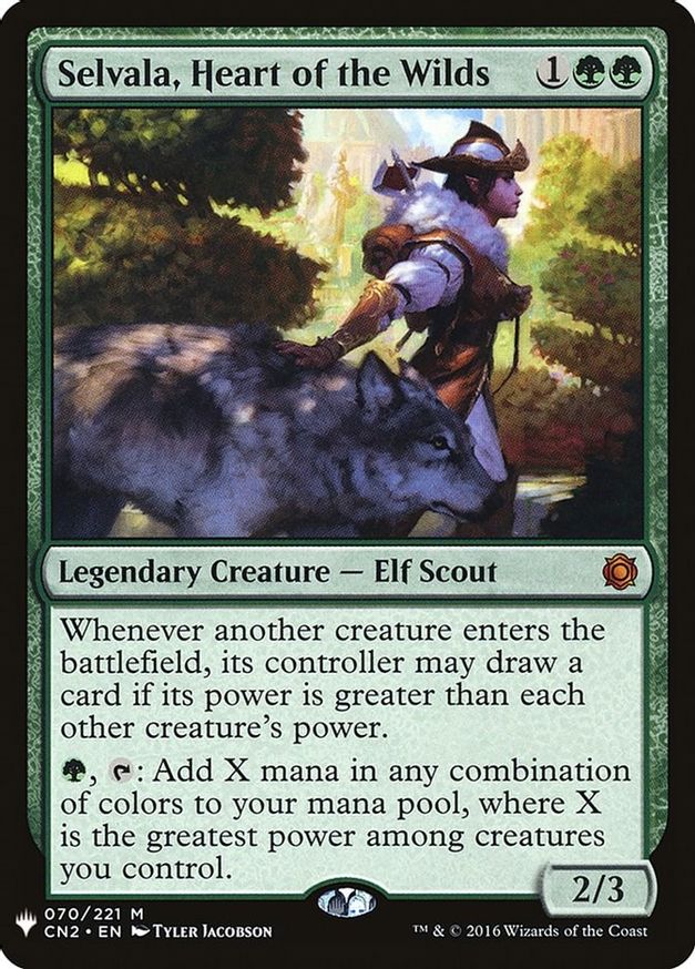 Selvala, Heart of the Wilds - The List Reprints - Magic: The Gathering