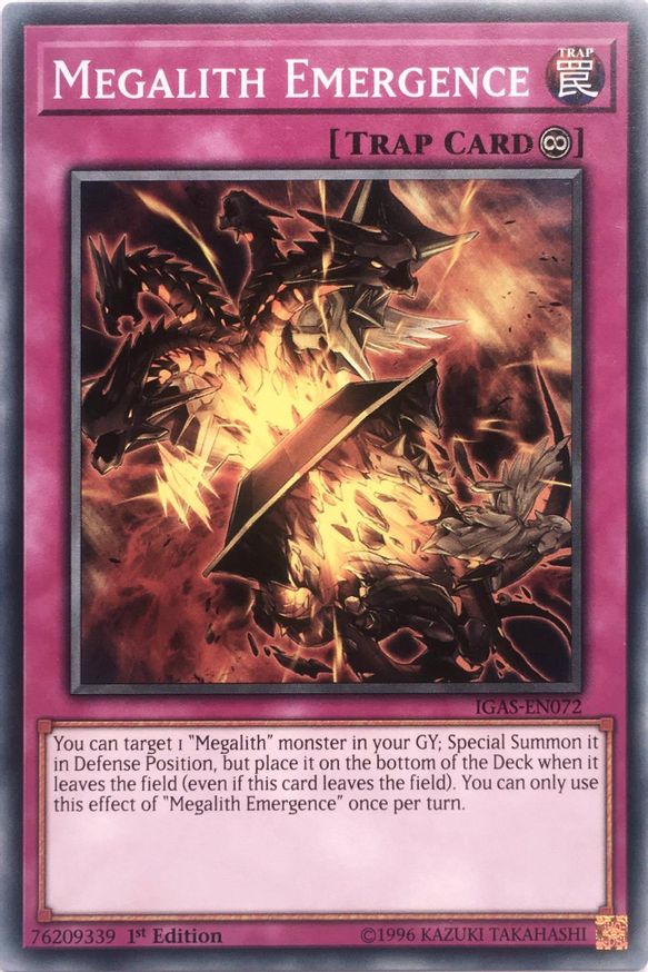 Megalith Emergence - Ignition Assault - YuGiOh