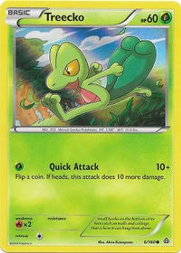 Treecko - 6/160 (Sheen Holo) - Miscellaneous Cards & Products - Pokemon