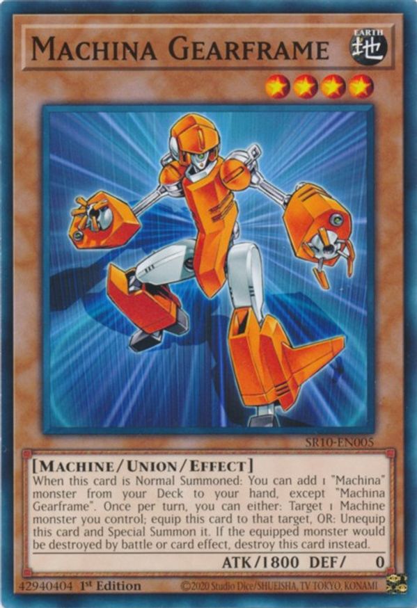 Machina Gearframe - Structure Deck: Mechanized Madness - YuGiOh