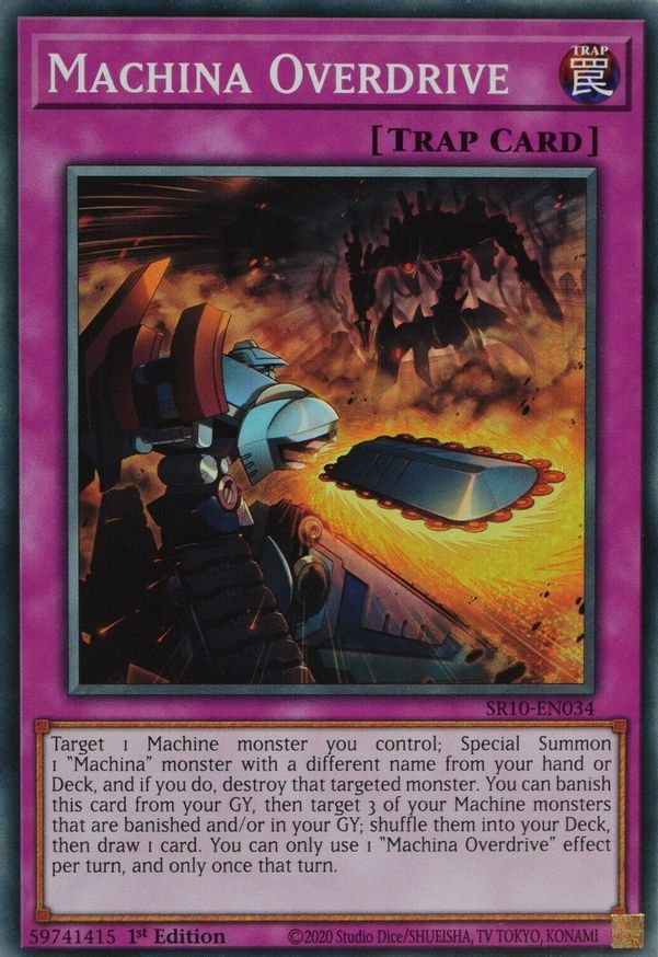 Machina Overdrive - Structure Deck: Mechanized Madness - YuGiOh