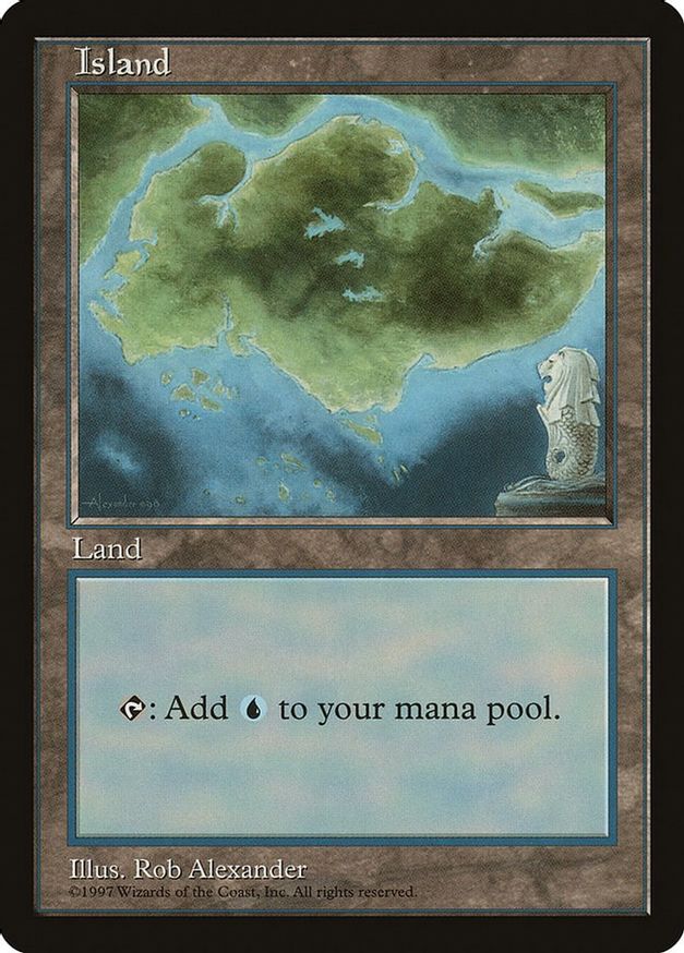 Island - Clear Pack (Alexander) - APAC Lands - Magic: The Gathering