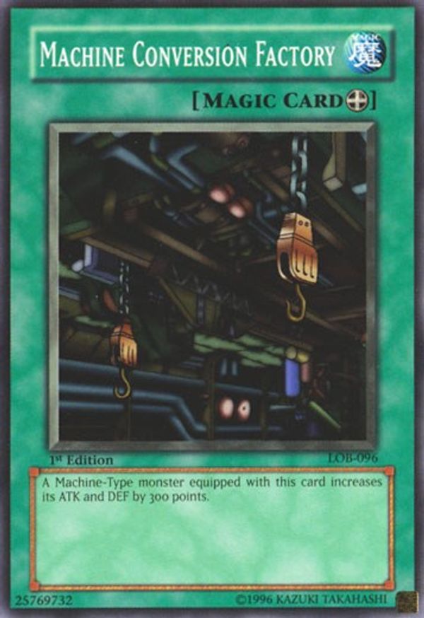 Machine Conversion Factory - The Legend of Blue Eyes White Dragon - YuGiOh