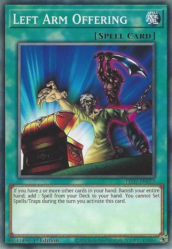 Left Arm Offering - Legendary Duelists: Rage of Ra - YuGiOh