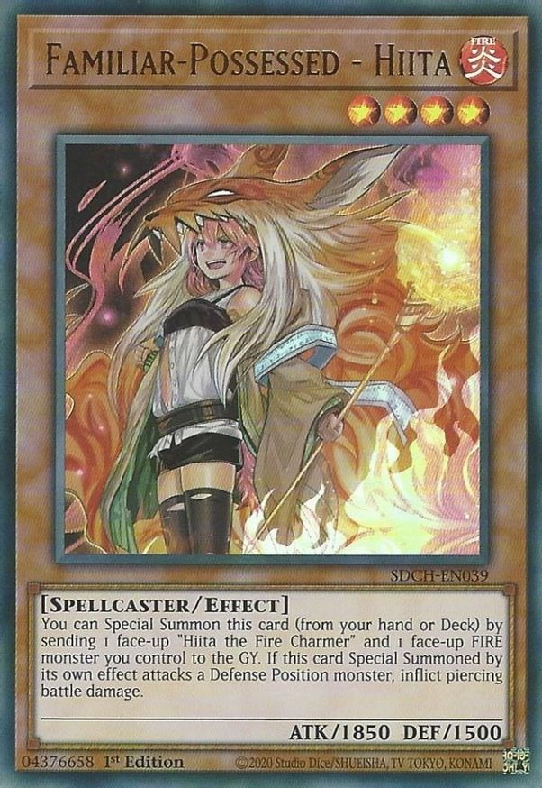 Familiar-Possessed - Hiita (Alternate Art) - Structure Deck: Spirit Charmers - YuGiOh