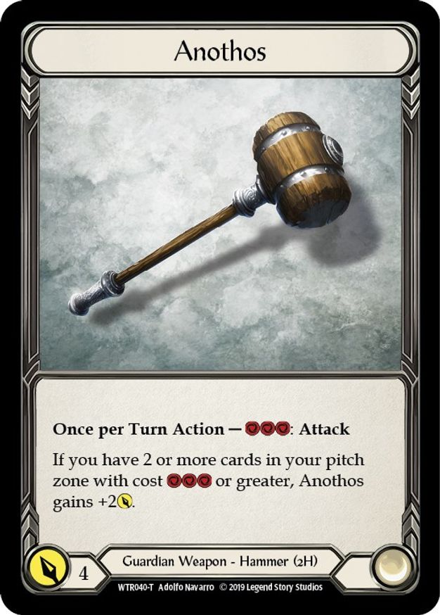 Anothos // Dawnblade - Welcome to Rathe - Flesh and Blood TCG