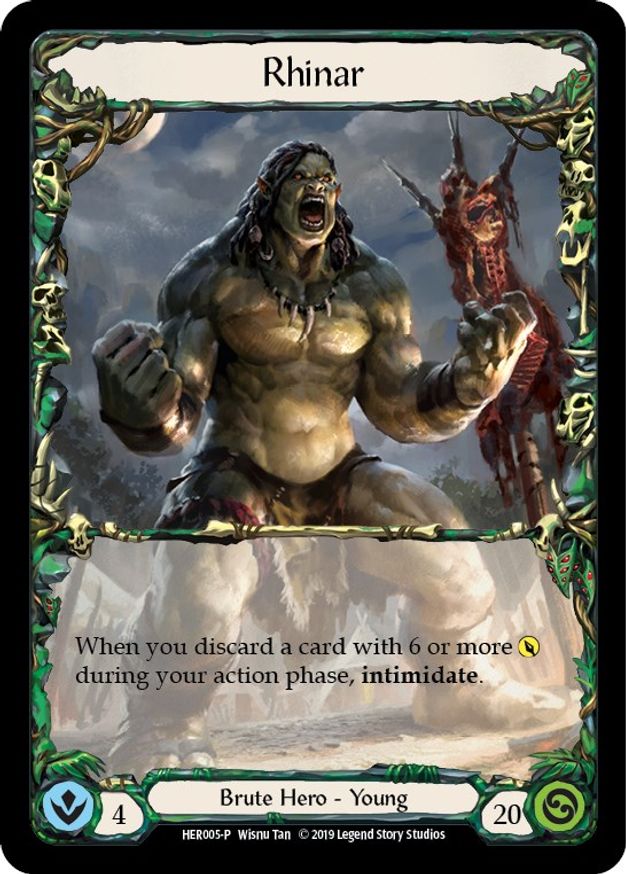 Rhinar HER005 Flesh And Blood Promo Cards Flesh And Blood TCG rhinar-her005-flesh-and-blood-promo-cards-flesh-and-blood-tcg