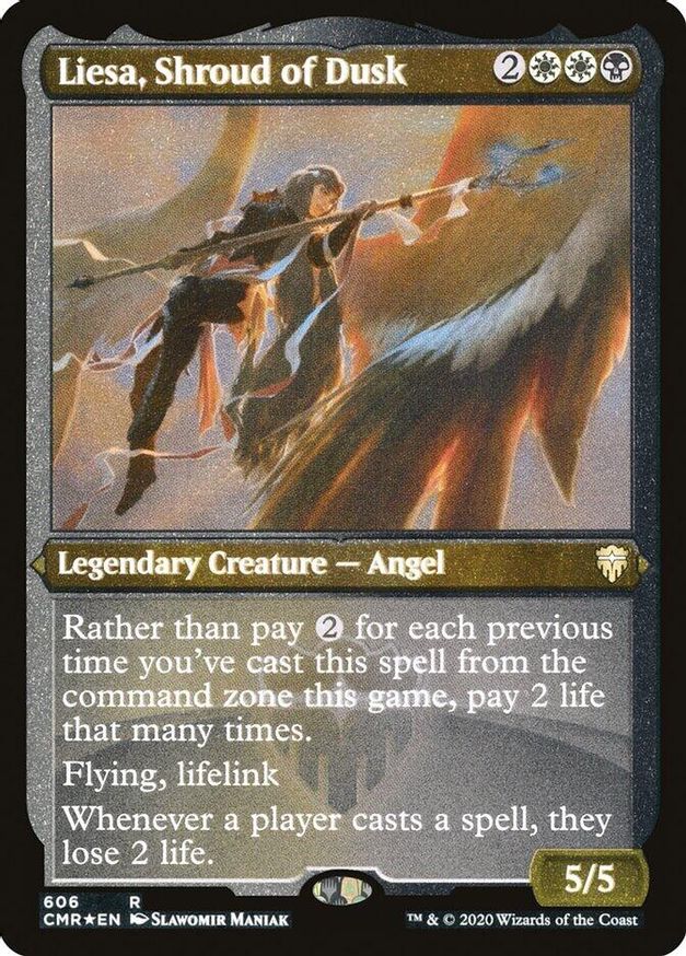 Liesa, Shroud of Dusk (Foil Etched) - Commander Legends - Magic: The ...