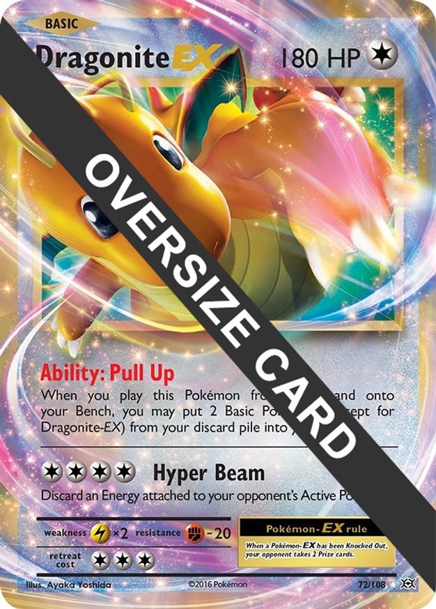 Dragonite EX - 72/108 - Jumbo Cards - Pokemon